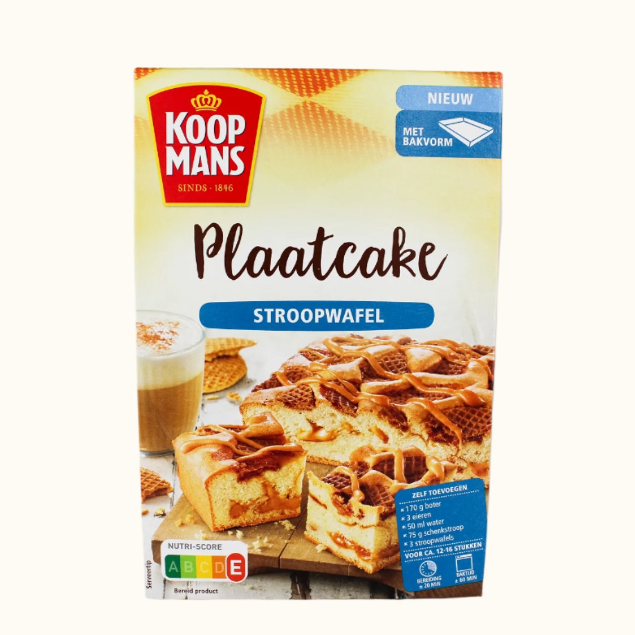Koopmans Stroopwafel Plaat Cake 450g – Dutch Groceries