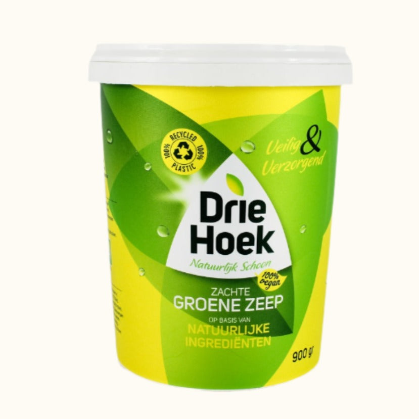 Driehoek Tub zachte groene zeep – Dutch Groceries