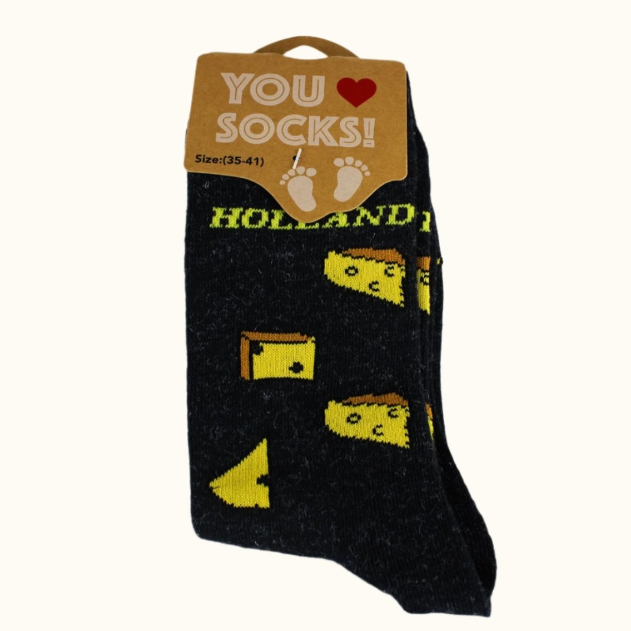 Sock Holland Cheese (35-41 EURO SIZE) – Dutch Groceries