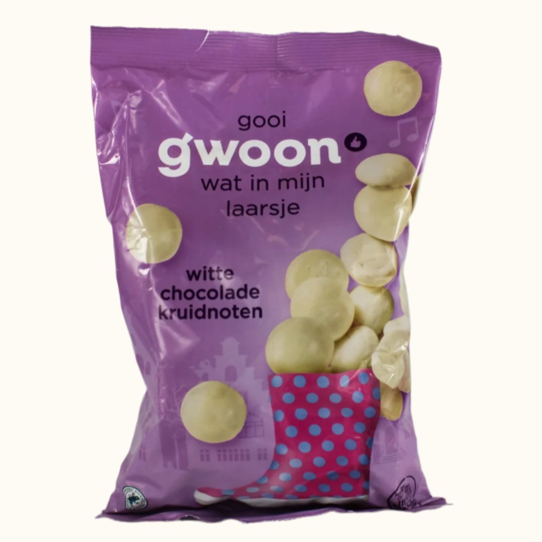 Gwoon Chocolate Kruidnoten White 300g – Dutch Groceries