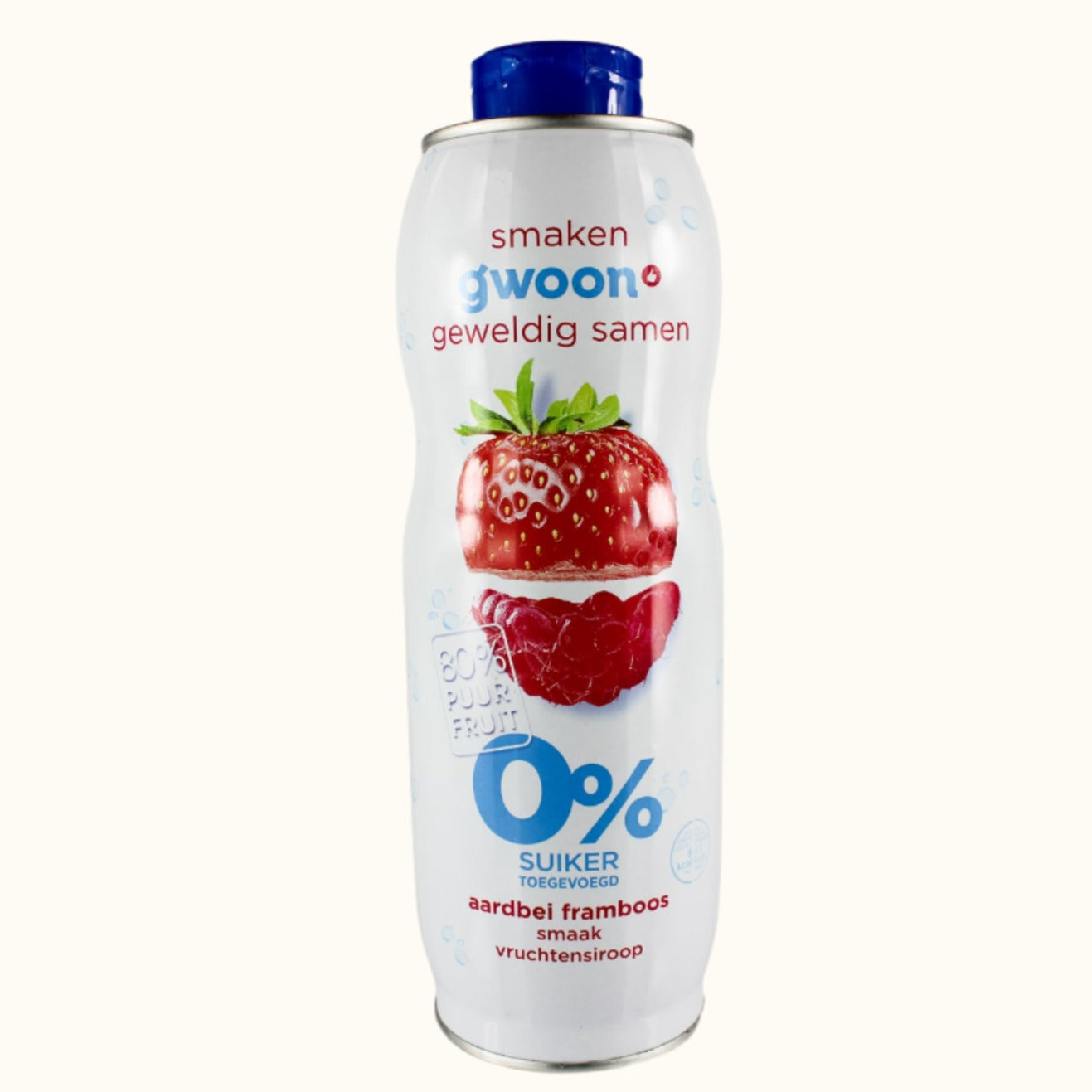 Gwoon Strawberry and Raspberry Syrup 0% Sugar 750ml – Dutch Groceries