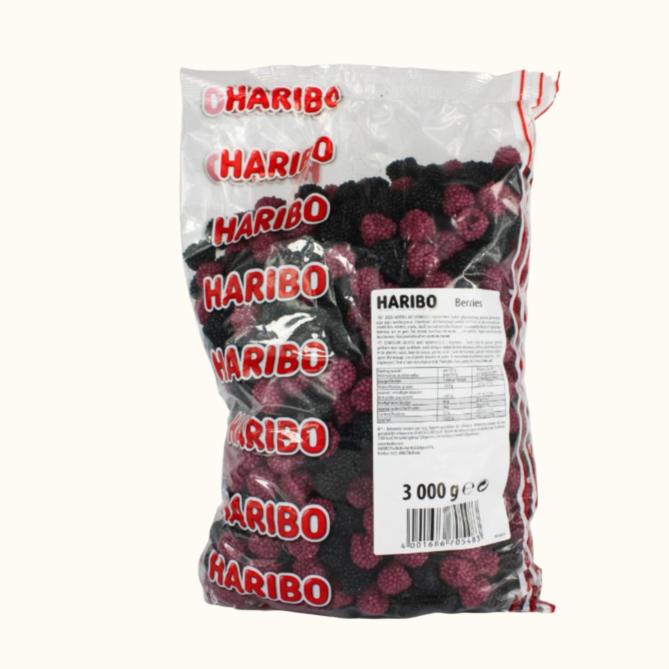 Haribo Raspberries and Blackberries 3kg – Dutch Groceries