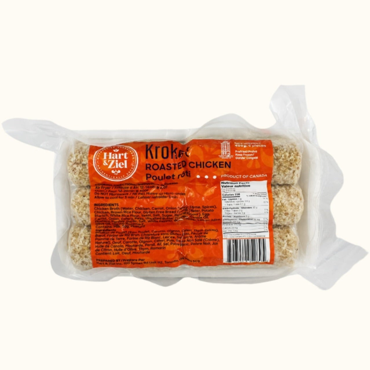 Hart en Ziel Gluten Free Chicken Kroketten – Dutch Groceries
