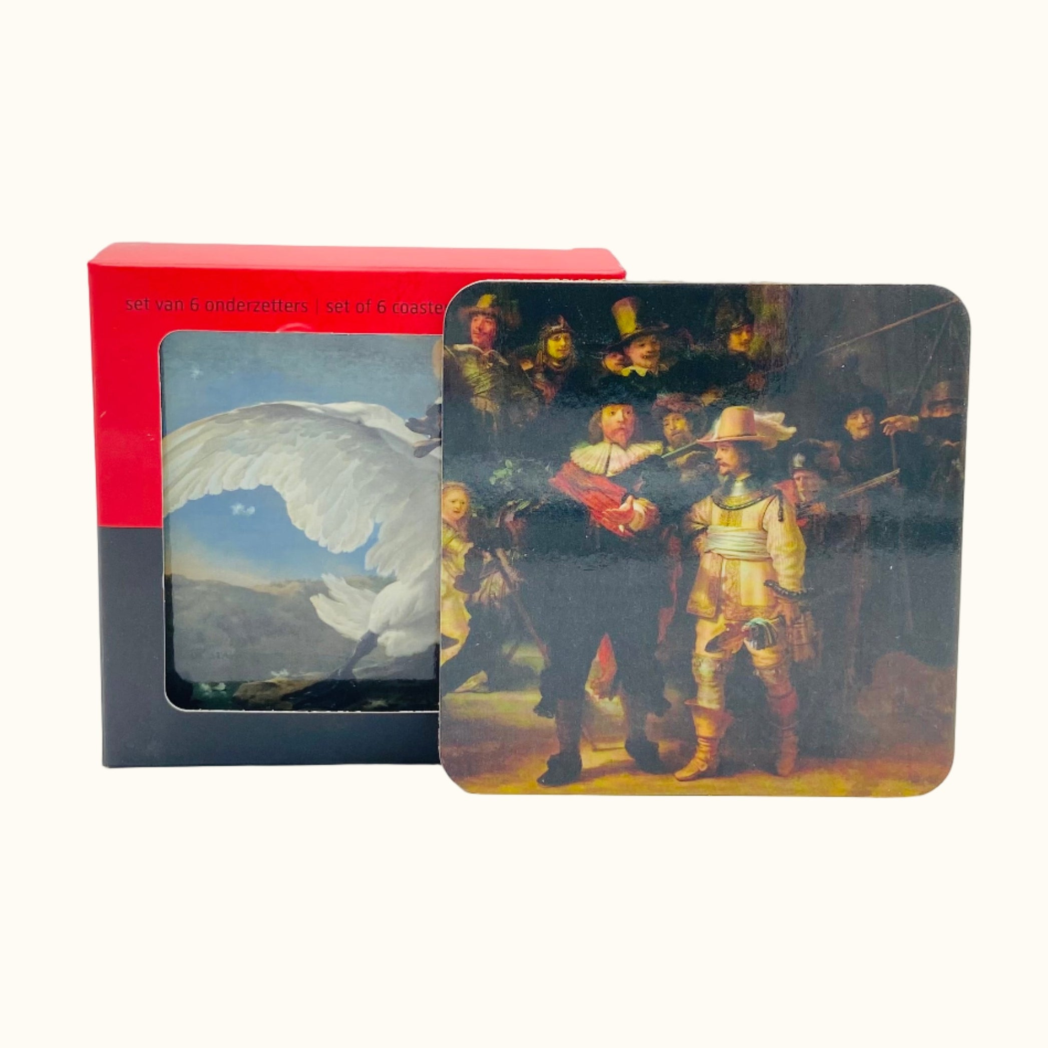 17th Century Dutch Masterpieces Coaster Box – Art Gift – Dutch Groceries