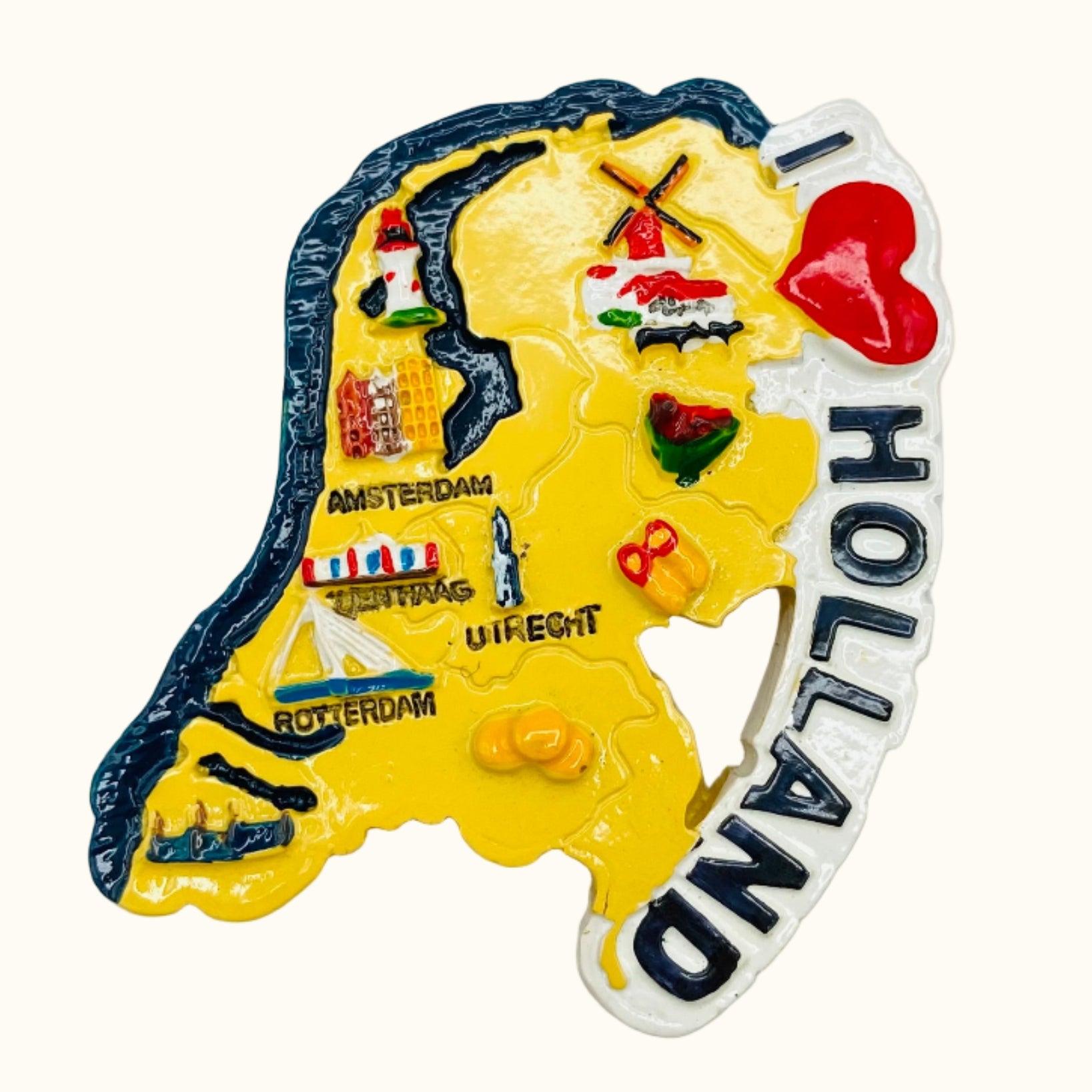 Holland Map Magnet – Dutch Map Souvenir – Dutch Groceries